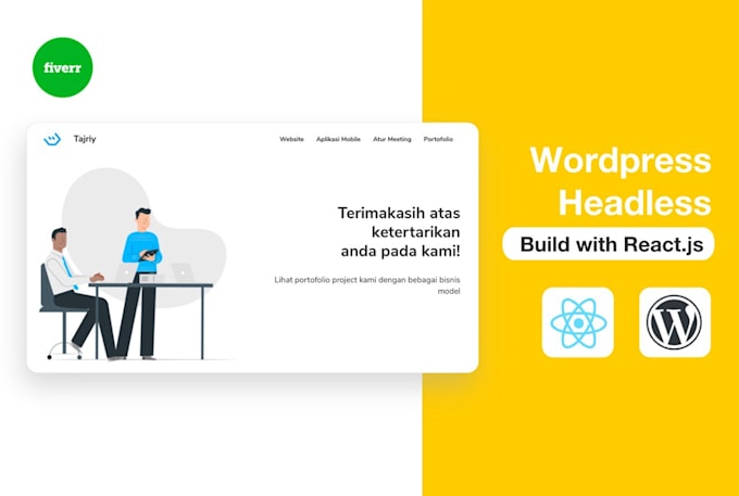 Build wordpress headless website using react js by Trimuerisandes | Fiverr