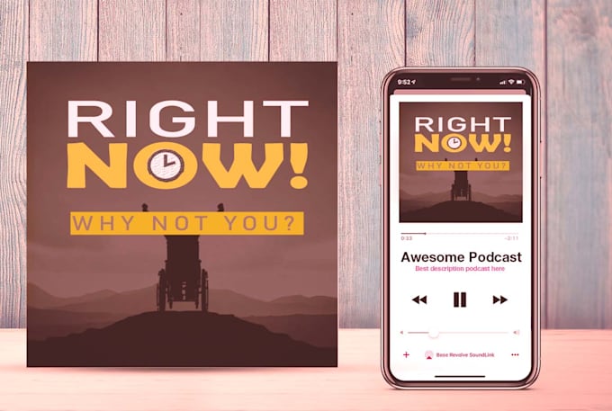 Design modern minimalist podcast cover art by Hajrascreations | Fiverr