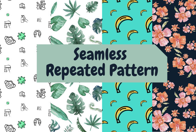Design cool repeated seamless pattern illustration for you by ...