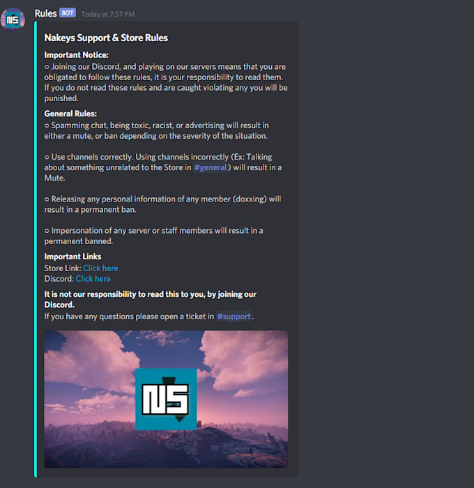 Add clean and nice embeds to your discord server by Mxthic | Fiverr