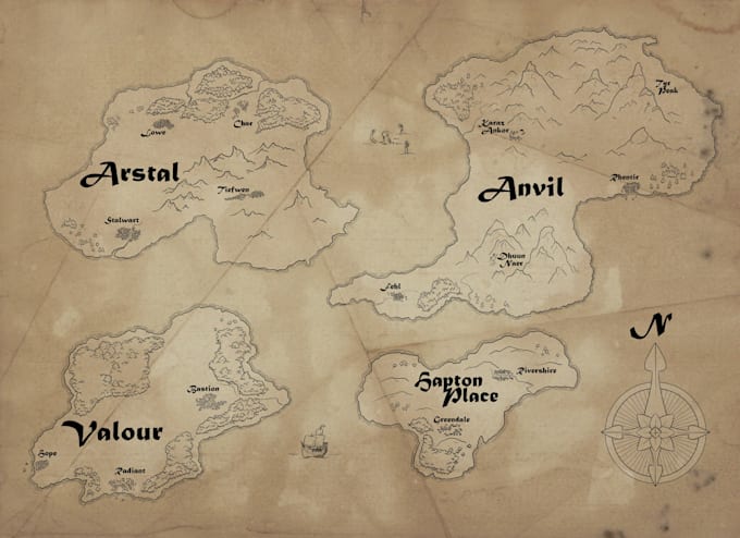 Create a custom fantasy map for your story or game by Carapaceonbear ...