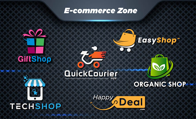 Design unique ecommerce store logo by Mohibulasif | Fiverr