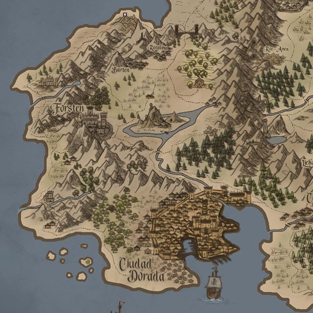Draw a fantasy map in wonderdraft by Aaronadrian824 | Fiverr