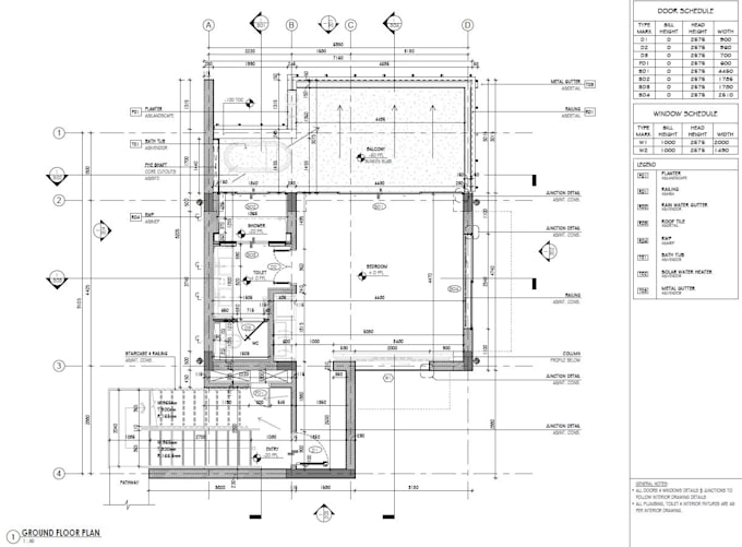 Provide architectural drawings in revit from concept sketch by ...
