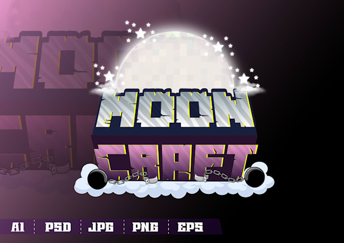 Do an attractive minecraft logo design for server and animated icon by ...