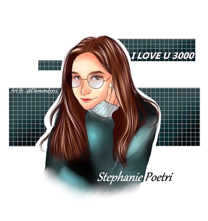 Draw you a potrait illustration by Diamondyy | Fiverr