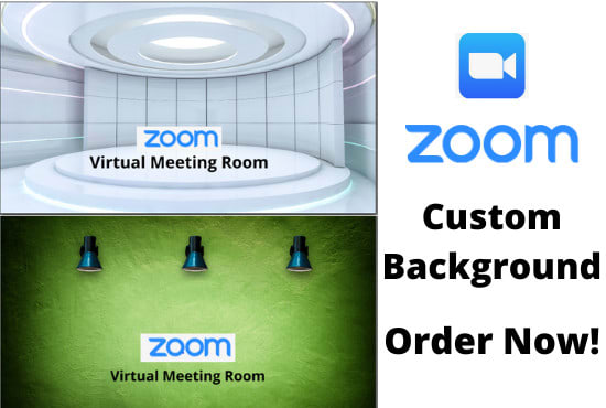 Design unique custom made zoom virtual background by Your_office_so ...