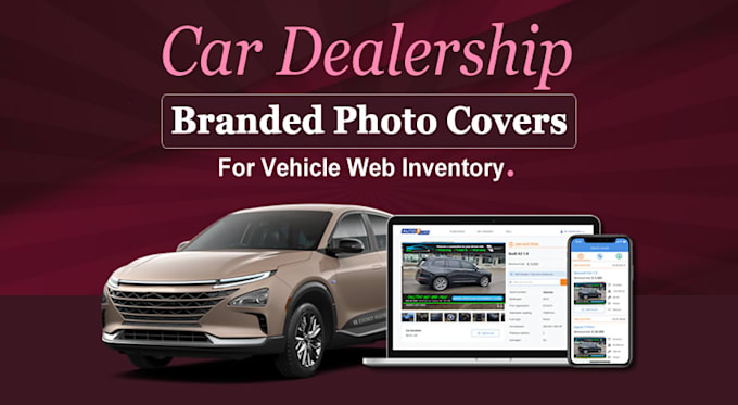 Design custom automotive photo covers for car web inventory by ...