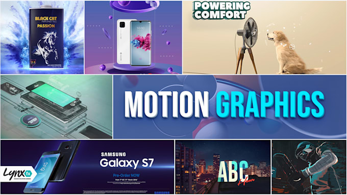 Create the best motion graphics by Lynx_fx | Fiverr