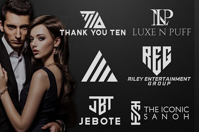 Design trendy monogram logo and initial letters by Wasifahmed2000 | Fiverr