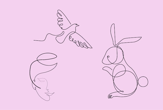 Draw a single line art in 1 day by Tusar1430 | Fiverr