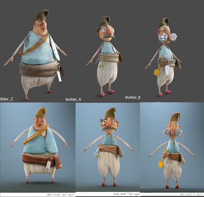 Create the most beautiful 3d character model by Lonelyfawn | Fiverr