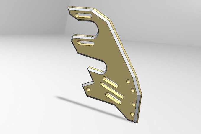 Create sheet metal design in dxf file for laser cutting by Marlone ...