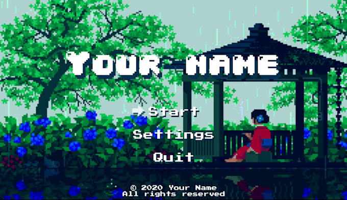 Make you a aesthetic pixel youtube intro by Yugiirrdesigns | Fiverr