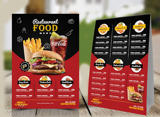 Design amazing restaurant menu design and menu board by Aadilmehmood ...