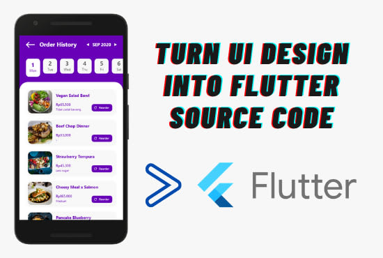 Turn ui design into flutter source code by Alghi_95 | Fiverr