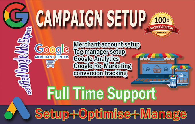 Setup and optimise google shopping ads with merchant center by Sajib_360 | Fiverr