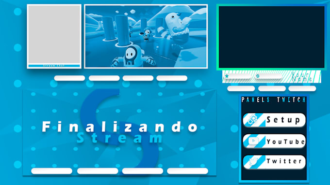 Diseño de overlays basicos by Kullbah | Fiverr