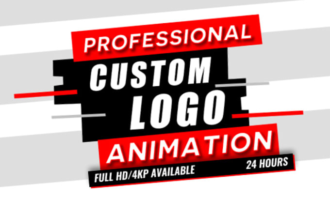 Create high quality professional custom logo animation by Vvaqaas | Fiverr