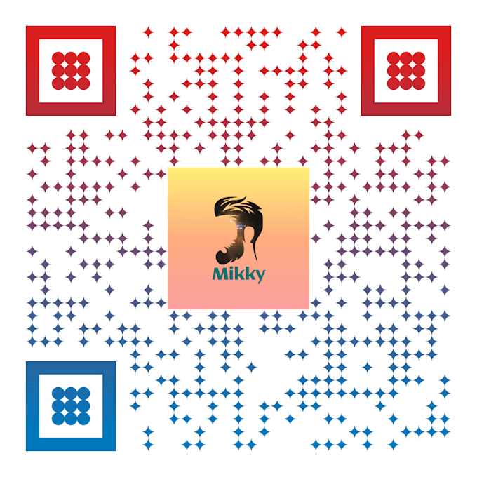 Design multi colour qr codes with logo by Sukanti_design | Fiverr