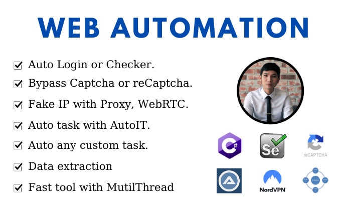 Do Web Automation Using Csharp With Selenium By Prozon Fiverr