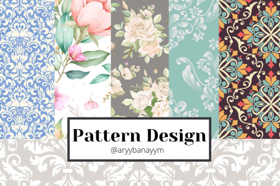 Create floral pattern designs by Aryybanayym | Fiverr