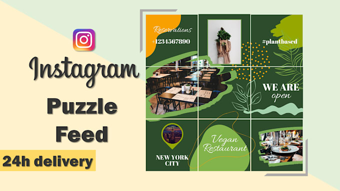 Design instagram puzzle feed in 24h by Simona_tech | Fiverr