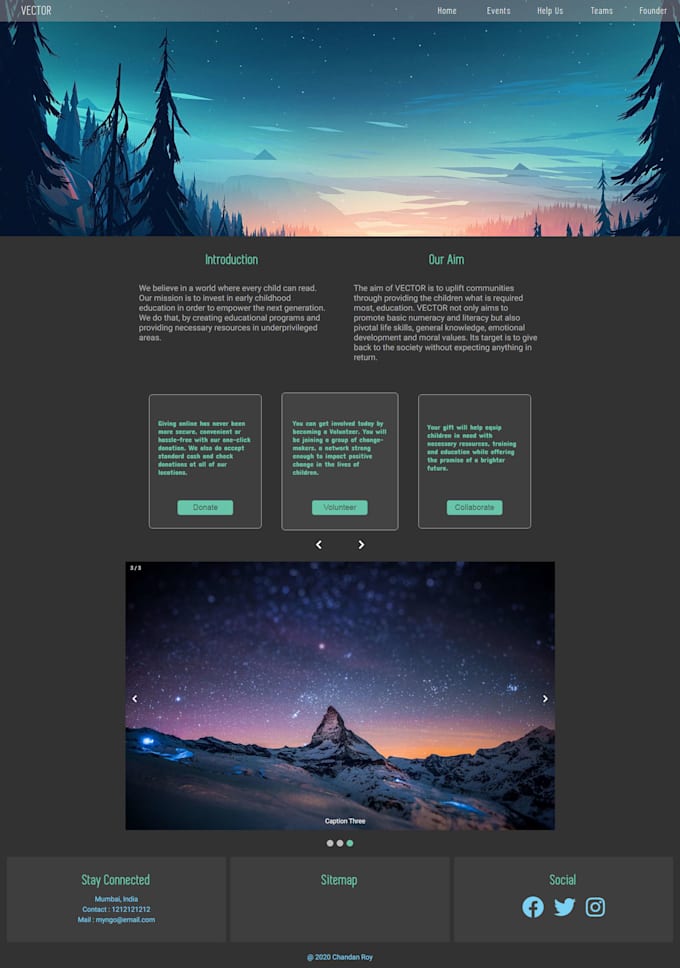 Make you a responsive website using html, css, js by Chandanroy709 | Fiverr