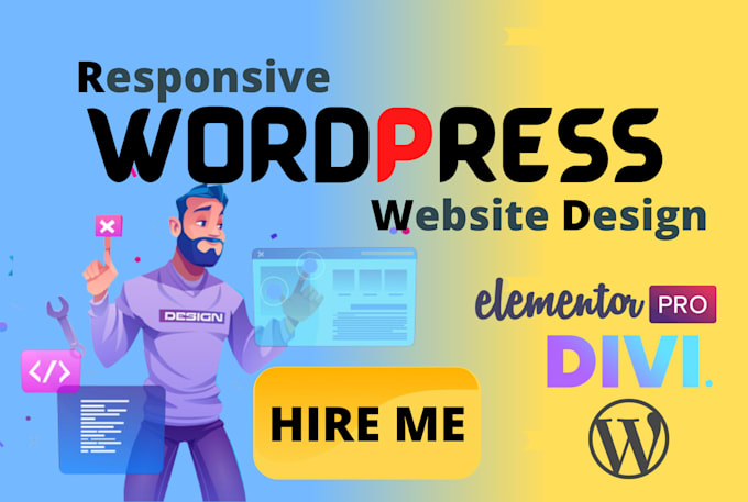 Create modern wordpress website using elementor pro page builder by Web_gm | Fiverr