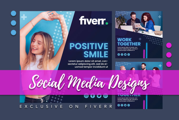Create attractive social media post design by Moderngrowth | Fiverr