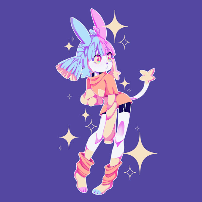 Draw your ocs, fcs, fan art, and more by Nonanoodle | Fiverr