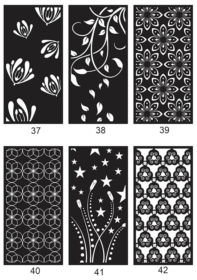 100 dxf patterns of plasma, waterjet, laser tested cnc by Davidkmonroe ...