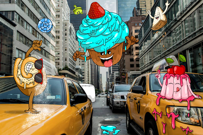 Draw cartoon illustrations over your photos by Astridabreu | Fiverr