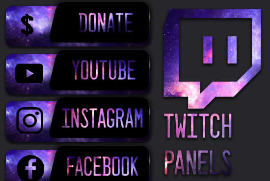 Make simple twitch panels by Dawusikora | Fiverr