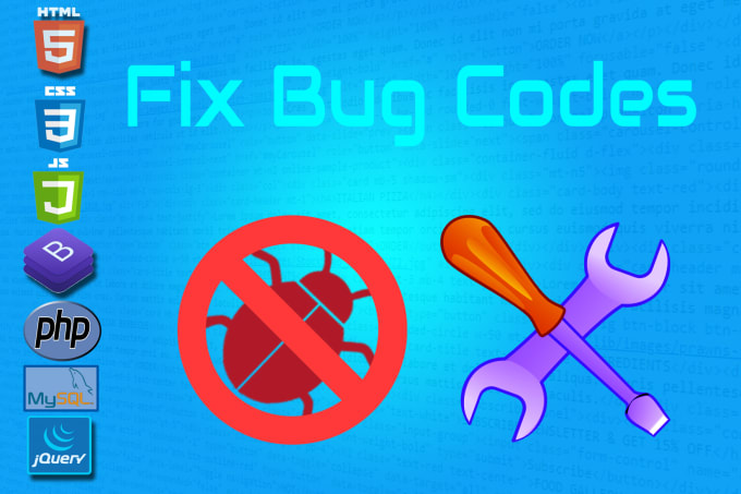Fix Bug Codes Issue For Html Css Javascript Php Mysql By Mamedul Fiverr