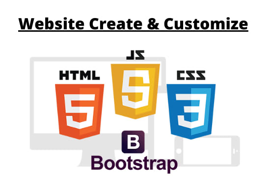 Design and develop website using html css and bootstrap by Mdhasanmia ...