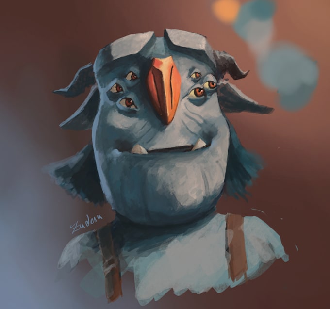 Illustrate vibrant imaginative characters, portraits,covers by Zuha ...