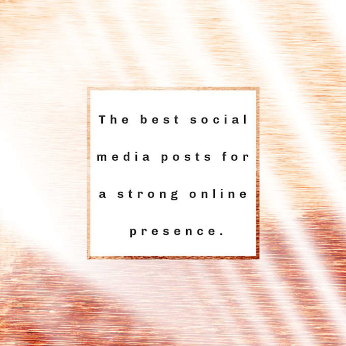 Create custom creative and fun social media posts by Mayalandaubajay ...