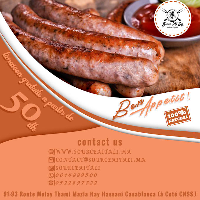 Design eye catching food flyer by Berarti1 | Fiverr