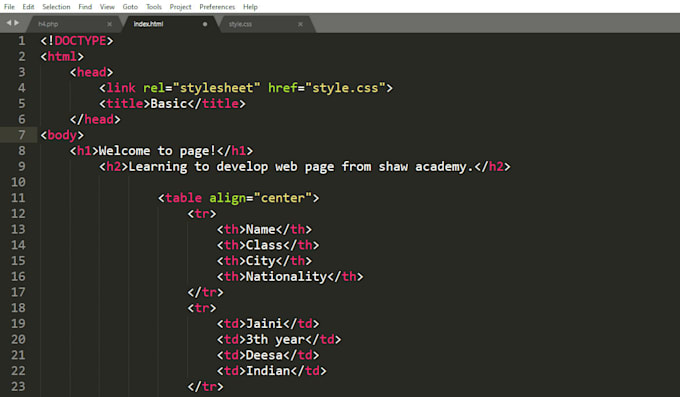 Edit html and css by Jainishah661 | Fiverr