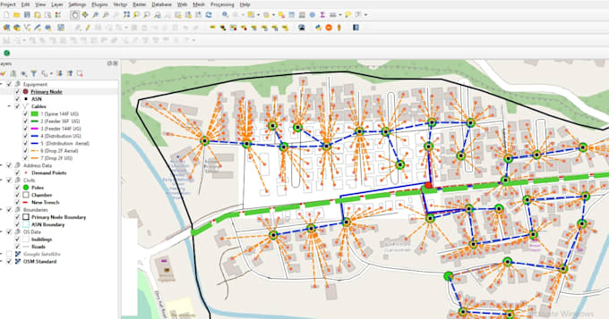 Prepare fttx designs hld, lld,fibre allocation sheets, boq by ...