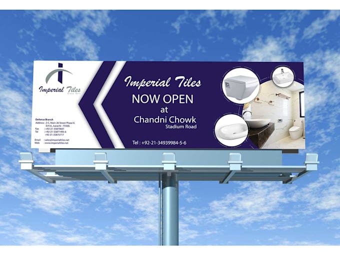 Design print ready billboard,sign board for you by Mohsinking162 | Fiverr
