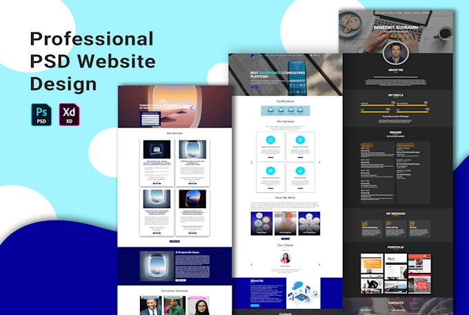 Design professional web template, or psd website by Samia1919 | Fiverr