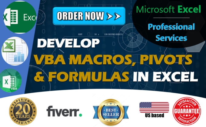 Develop excel vba macros, formulas and pivot tables by Mrexcel_ | Fiverr Develop excel vba macros, formulas and pivot tables by Mrexcel_ | Fiverr