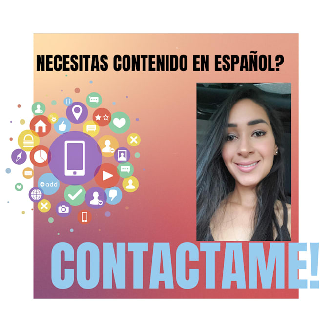 Be your spanish social media content creator by Meliguerrero7 | Fiverr