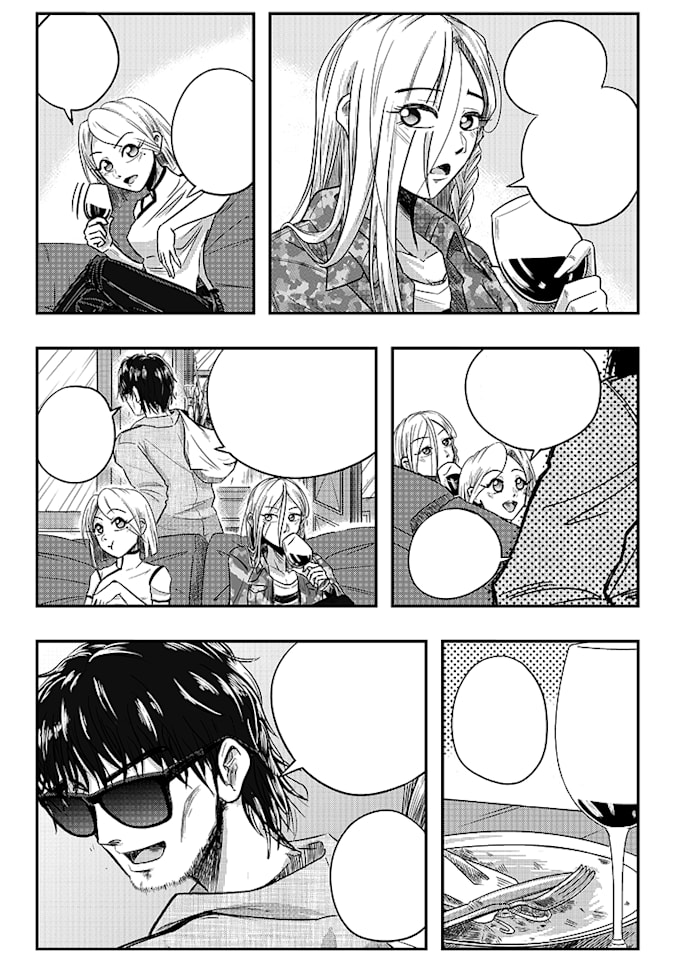 Draw a manga style comic page by Hbatto | Fiverr