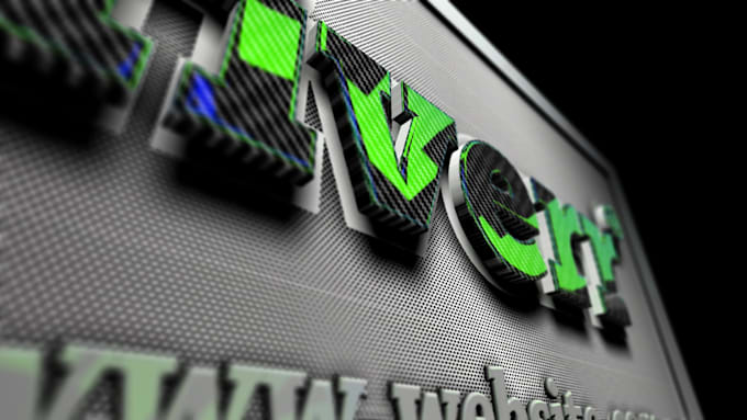 Create a unique shiny carbon intro from your logo by Wobble | Fiverr