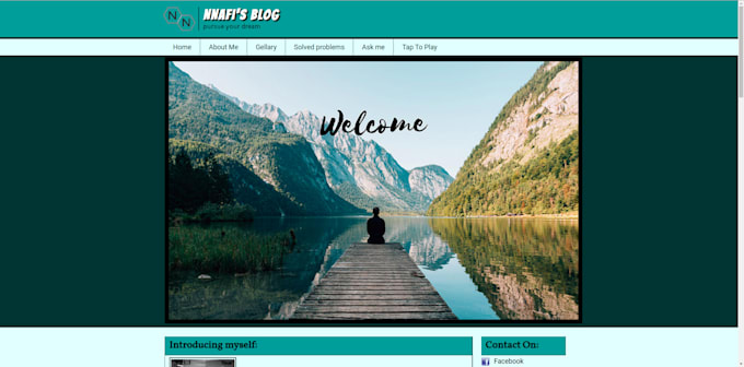 Create a website for you using html css javascript bootstrap by ...