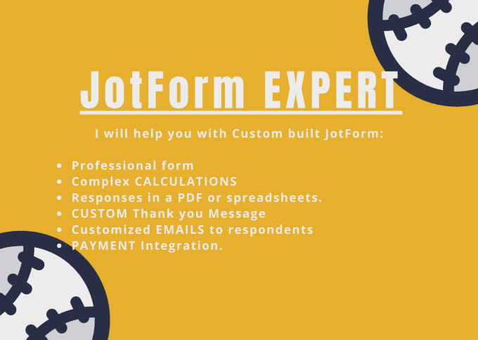 Create an order form on jot form for you by Subh127 | Fiverr