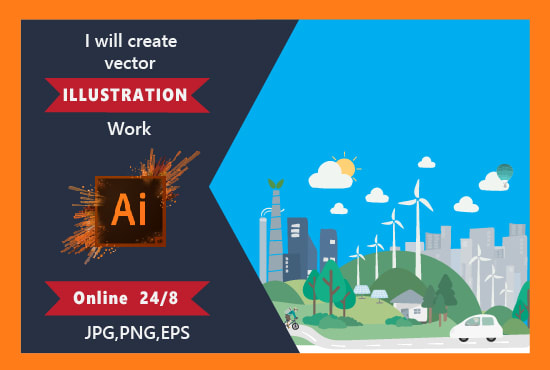 Create vector illustration or flat art for you by Equaldesign18 | Fiverr